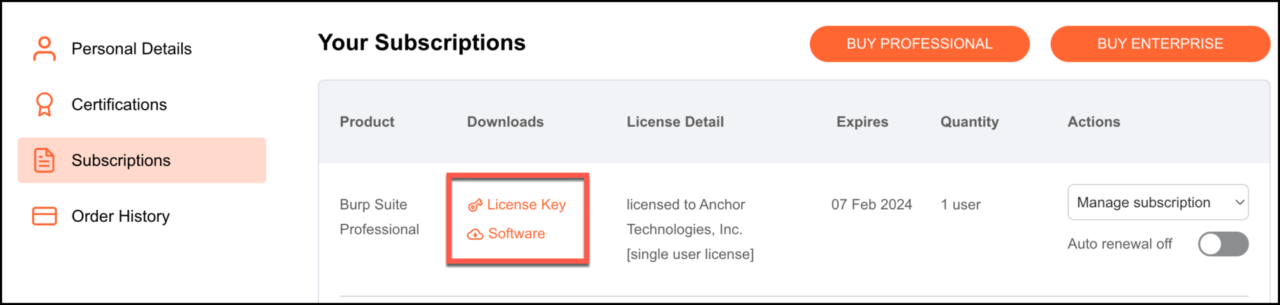 Burp Suite | 正規販売代理店